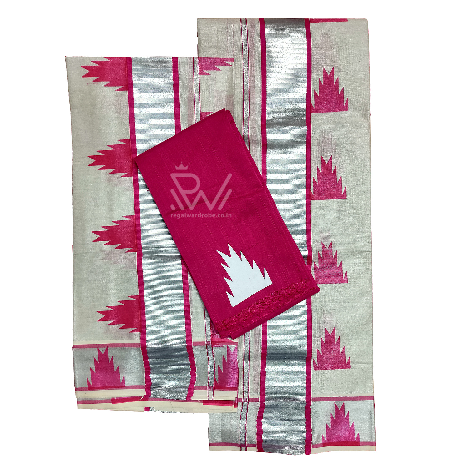 Tissue Set Mund With Temple Prints | Regal Wardrobe